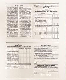 Historical Documents - First 1040 Tax Form- 1913 Item #1398U – For Counsel